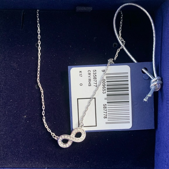 Swarovski | Jewelry | Swarovski Infinity Necklace 5358777 Cryrhs | Poshmark